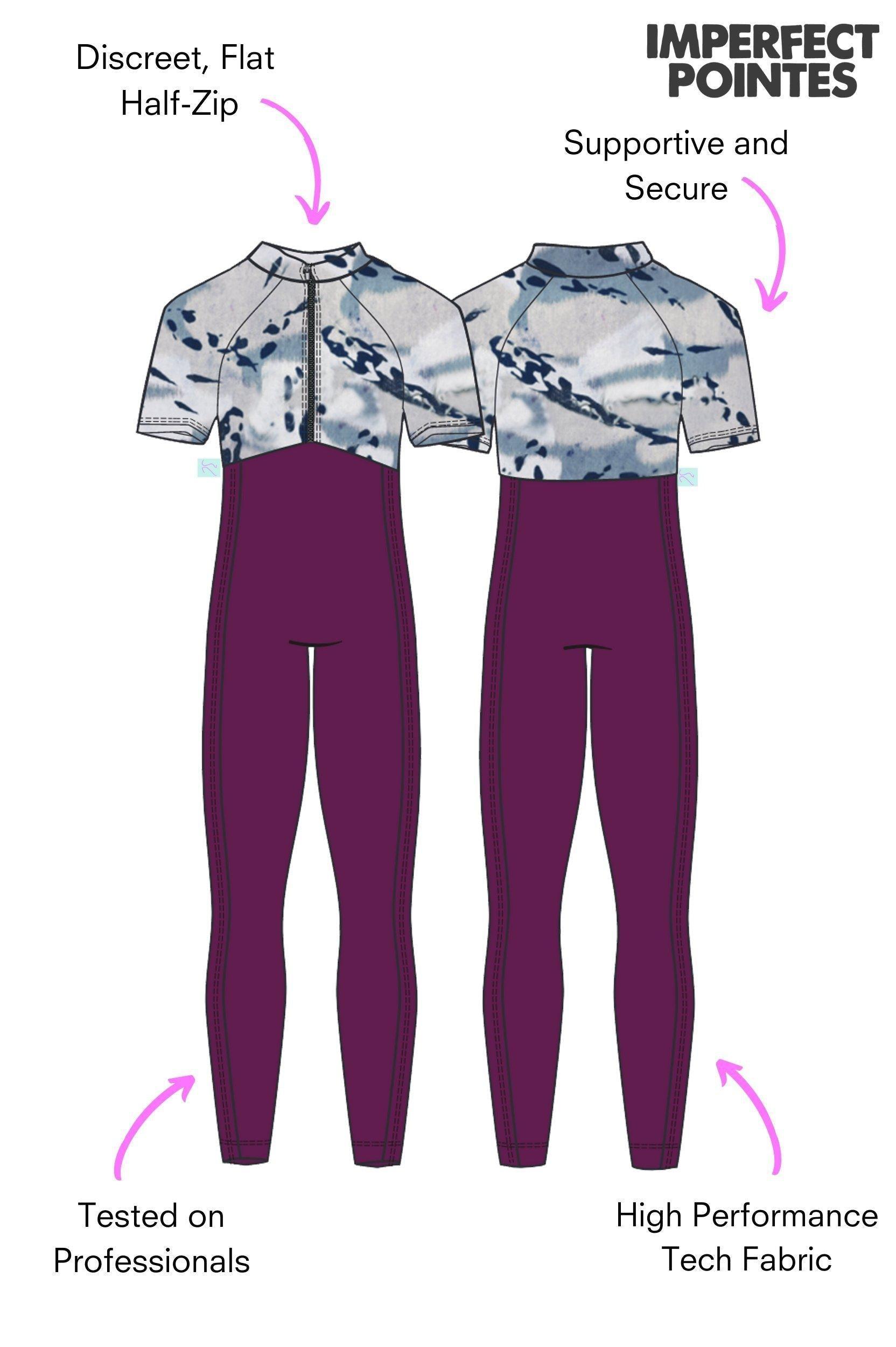 CUSTOM Men's Algiers Half Zip Unitard